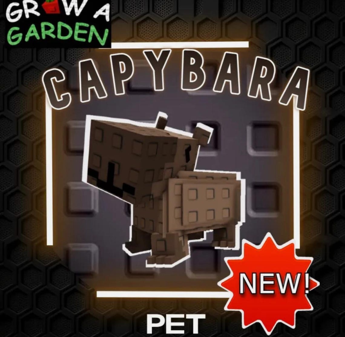 Roblox Grow A Garden - CAPYBARA Cheap All Items | Fast Delivery - Etsy