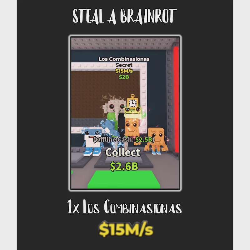 Steal a Brainrot Papercraft Orcalero - Etsy Canada