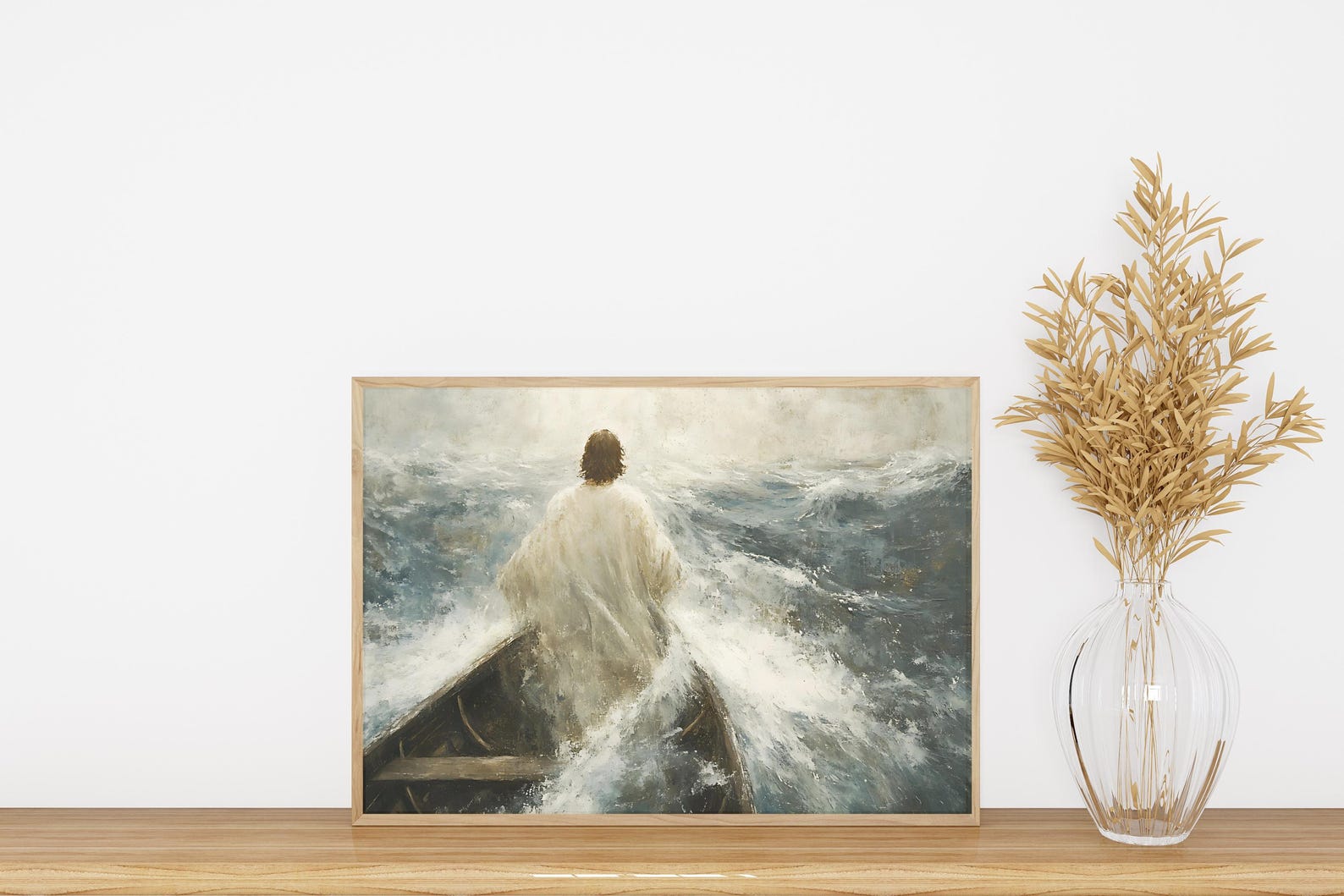 Peace Printable Wall Art | Jesus Spoke to the Waves | Yeshua Calms the ...