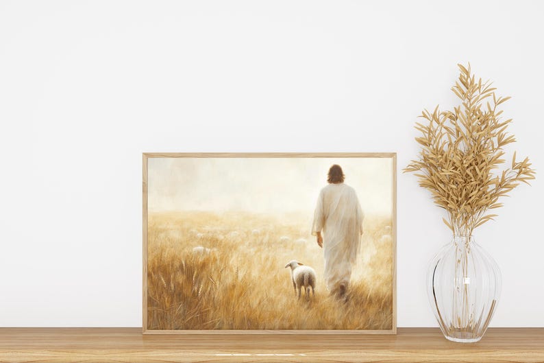 Return to the Flock Printable Wall Art | Jesus Leaves the 99 | Yeshua ...
