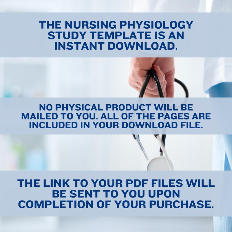 Nursing Student Pathophysiology Study Templates, Organize Study Notes ...