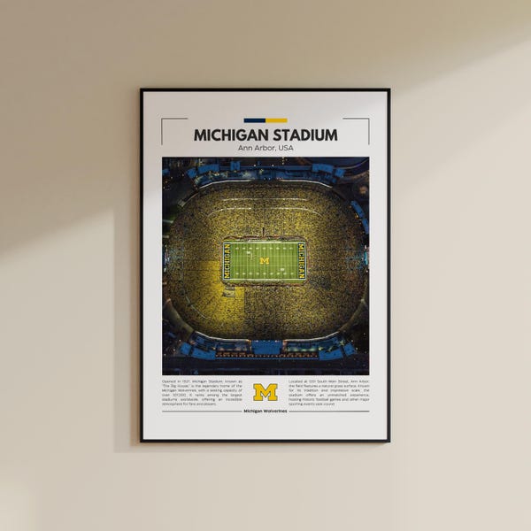 Michigan Poster - Etsy