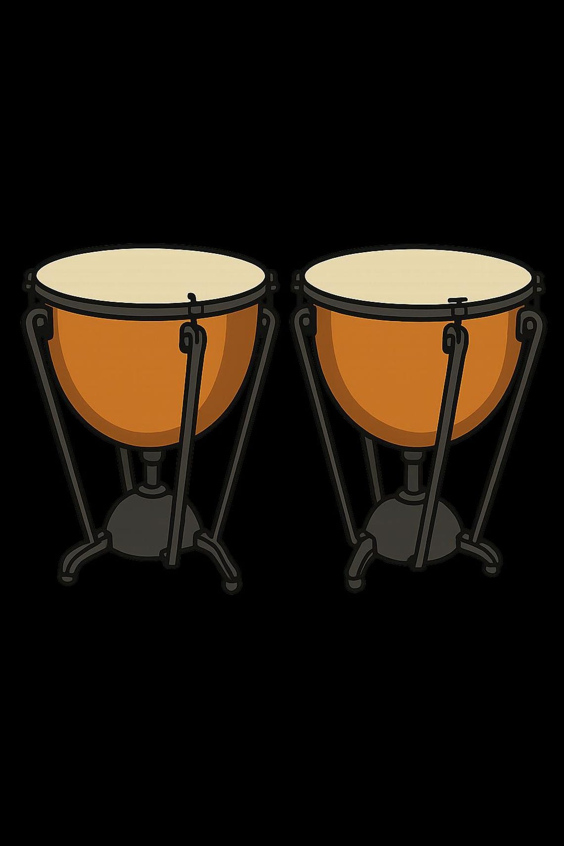 Educational Timpani Clip Art Pack – 15 Vector Percussion Illustrations ...