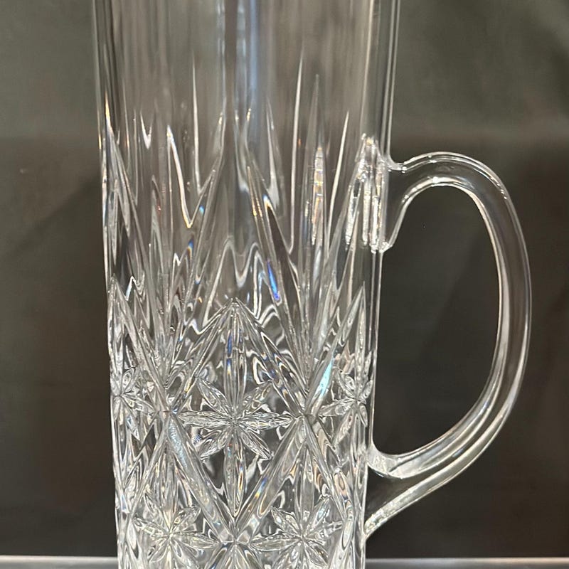 Crystal Pitcher France - Etsy