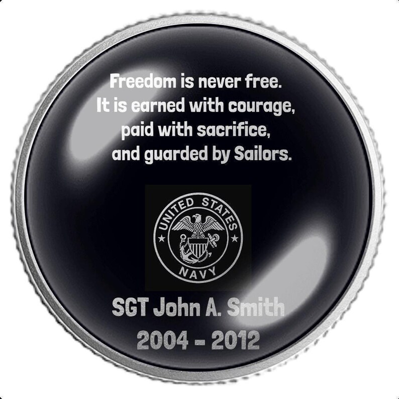 US Navy Retirement Gift – Honor Service Challenge Coin for Navy Sailors ...