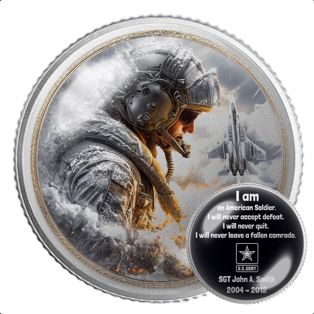 Personalized U.S. Army Soldier's Creed Challenge Coin – Military ...