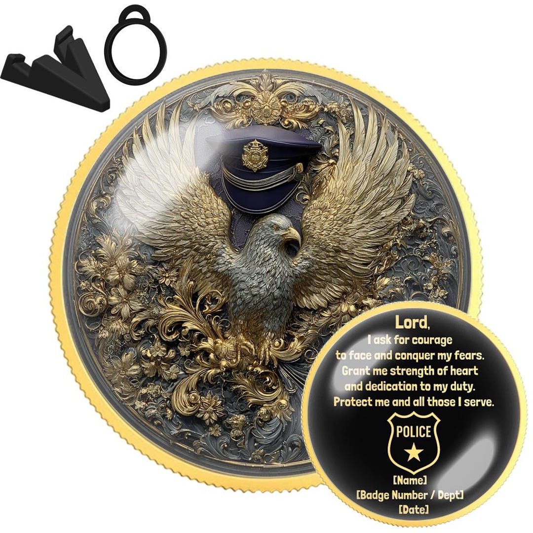 Police Retirement Coin | Law Enforcement Challenge Coin | Commemorative ...