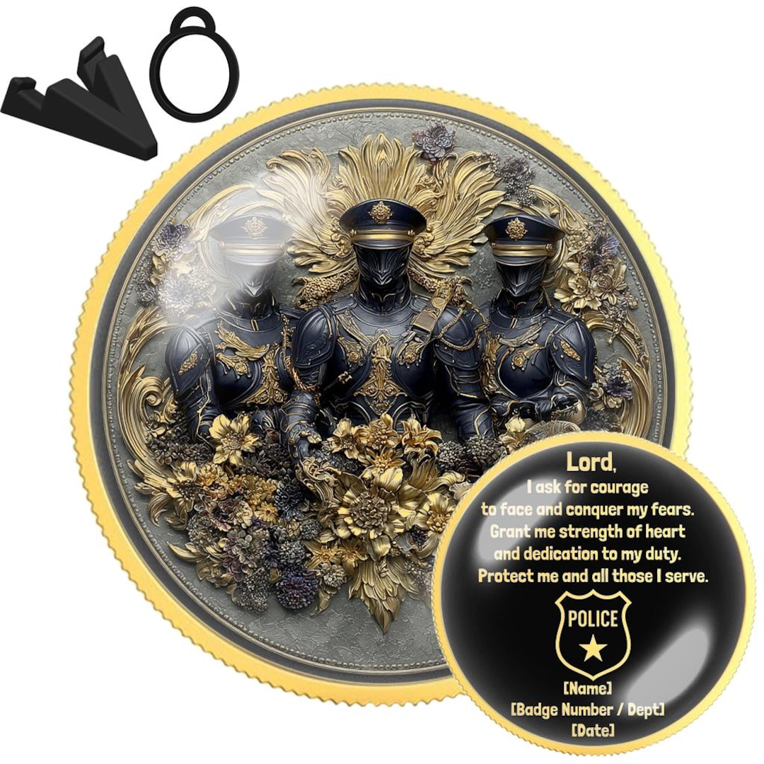 Law Enforcement Challenge Coin | Police Coin for Officers | Duty Honor ...