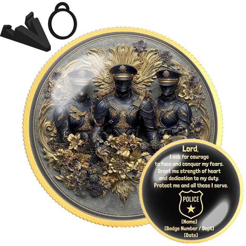 Law Enforcement Challenge Coin | Police Coin for Officers | Duty Honor ...