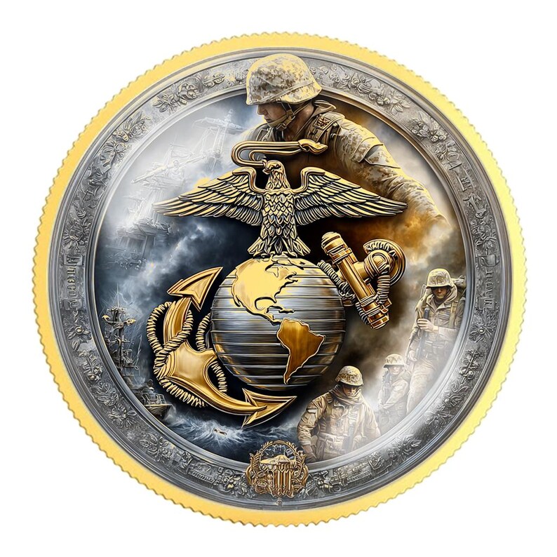Marine Corps Coin | USMC Gift | Challenge Coin | Semper Fi | Marine ...