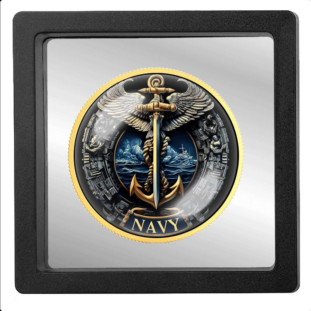 Personalized U.S. Navy Sailor's Creed Challenge Coin – Veteran Gift - Etsy