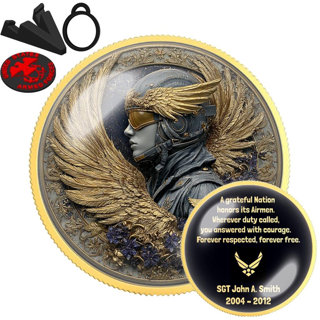 USAF Aircraft Coin | Air Force Collectible Coin | Veteran Token - Etsy
