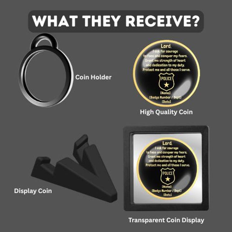 Law Enforcement Challenge Coin | Police Coin for Officers | Duty Honor ...