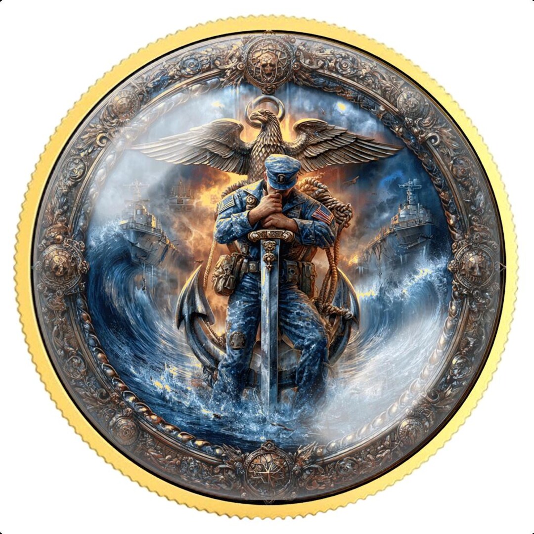 Custom U.S. Navy Sailor Coin – Personalized Name, Rate & Ship ...