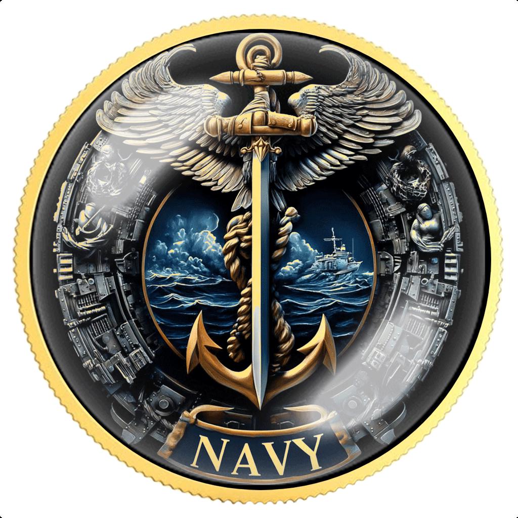 Personalized U.S. Navy Sailor's Creed Challenge Coin – Veteran Gift - Etsy