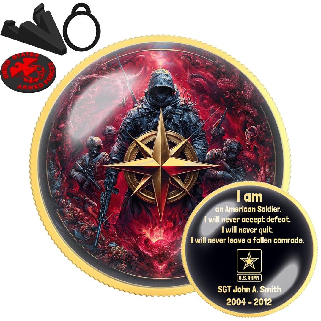 Military Coin, US Army Coins, Army Challenge Coin, Soldier Gift, Army ...
