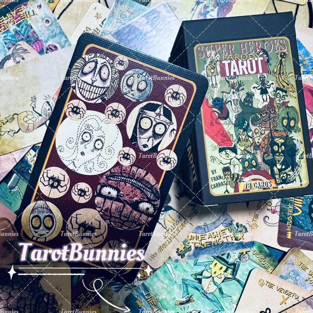 Superheroes Tarot Deck: Limited Edition Indie Oracle Cards - Etsy