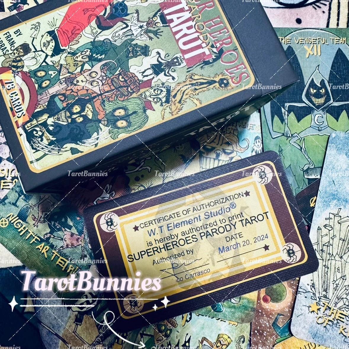 Superheroes Tarot Deck: Limited Edition Indie Oracle Cards - Etsy