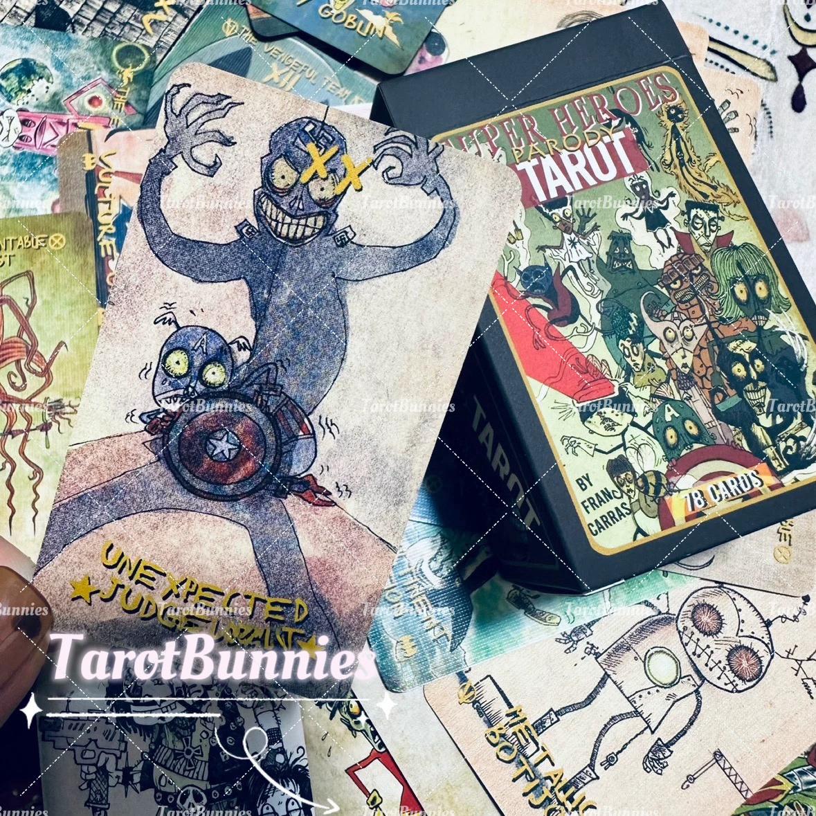 Superheroes Tarot Deck: Limited Edition Indie Oracle Cards - Etsy