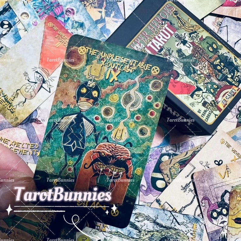 Superheroes Tarot Deck: Limited Edition Indie Oracle Cards - Etsy