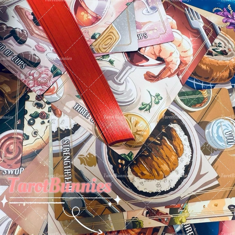 Food-themed Gourmet Tarot Deck: Imported Edition - Etsy