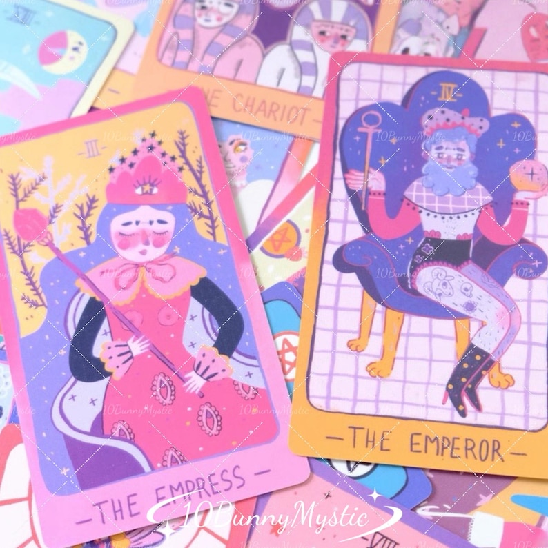 Pastel Prism Tarot Deck, Italian Collectible Tarot Cards - Etsy