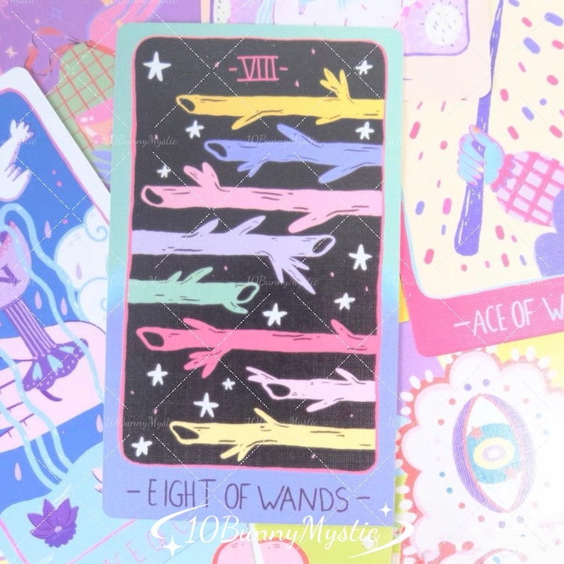 Pastel Prism Tarot Deck, Italian Collectible Tarot Cards - Etsy