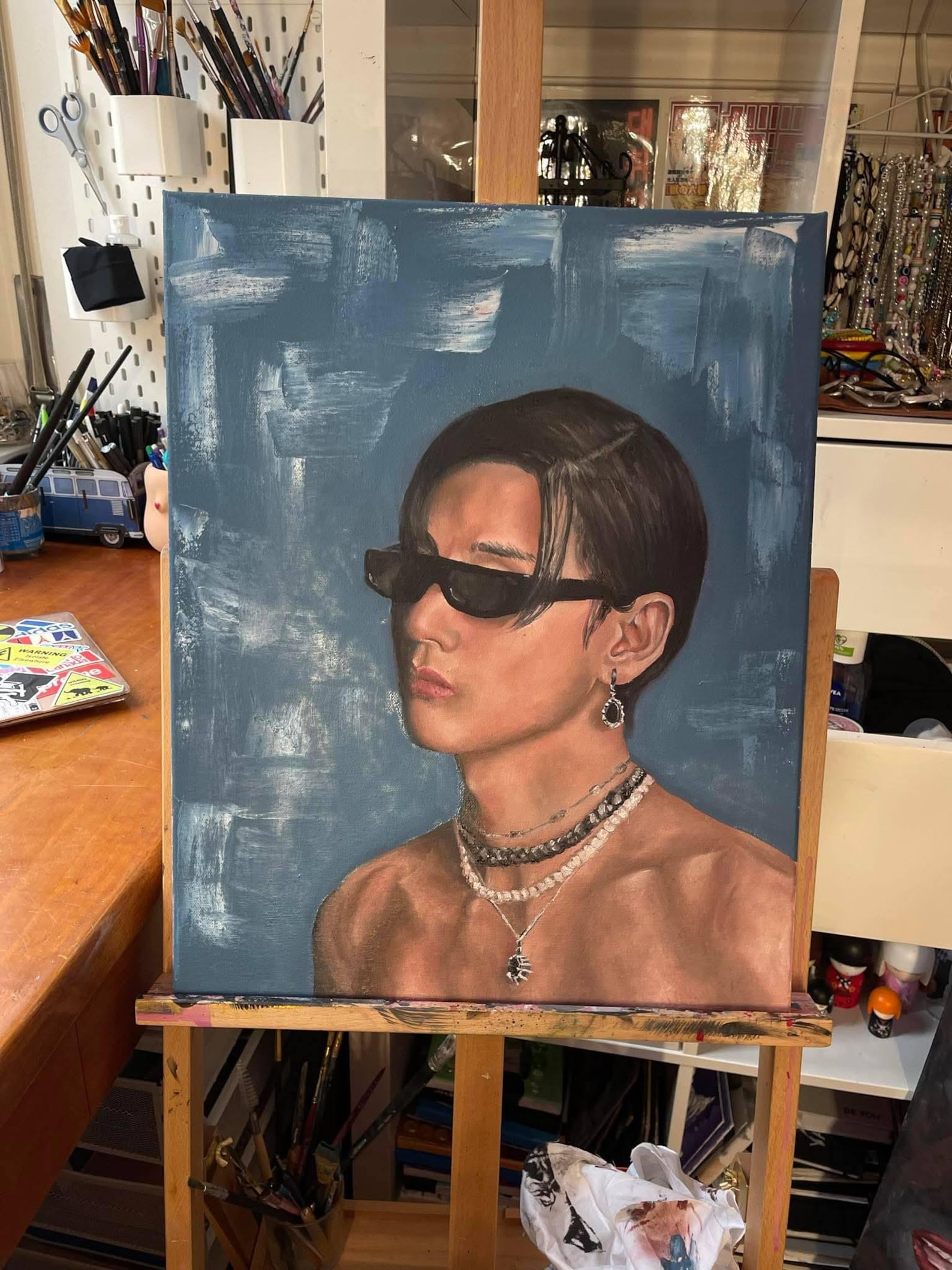 Original Oil Paintings Bts Taehyung - Etsy