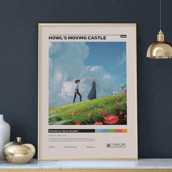 Howls Moving Castle Poster - Etsy