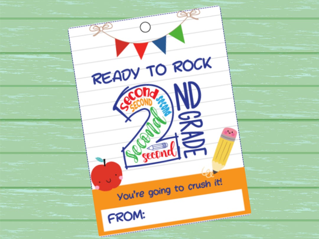 Welcome Back Gift Tag for Students From Teachers | Ready to Rock 2nd ...
