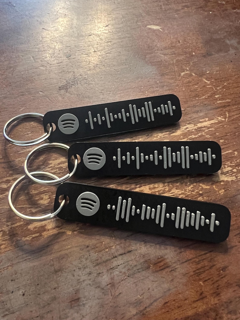 3D Printed and Laser Engraved Spotify Codes - Because Your Love ...