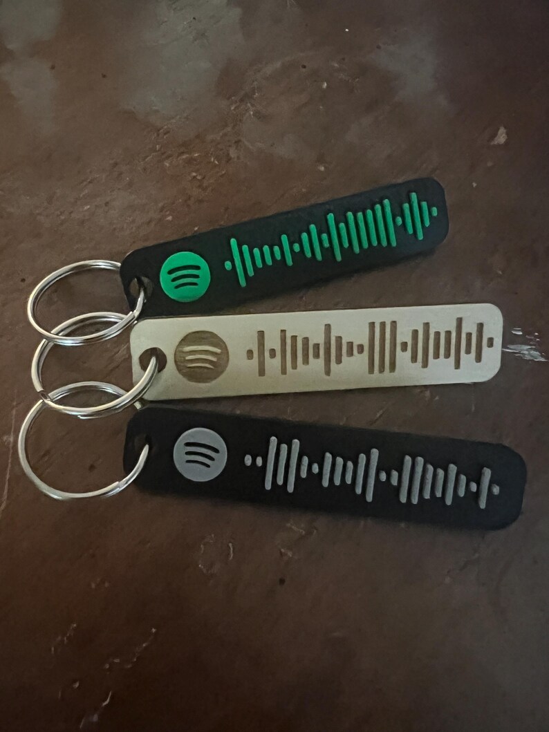 3D Printed and Laser Engraved Spotify Codes - Because Your Love ...