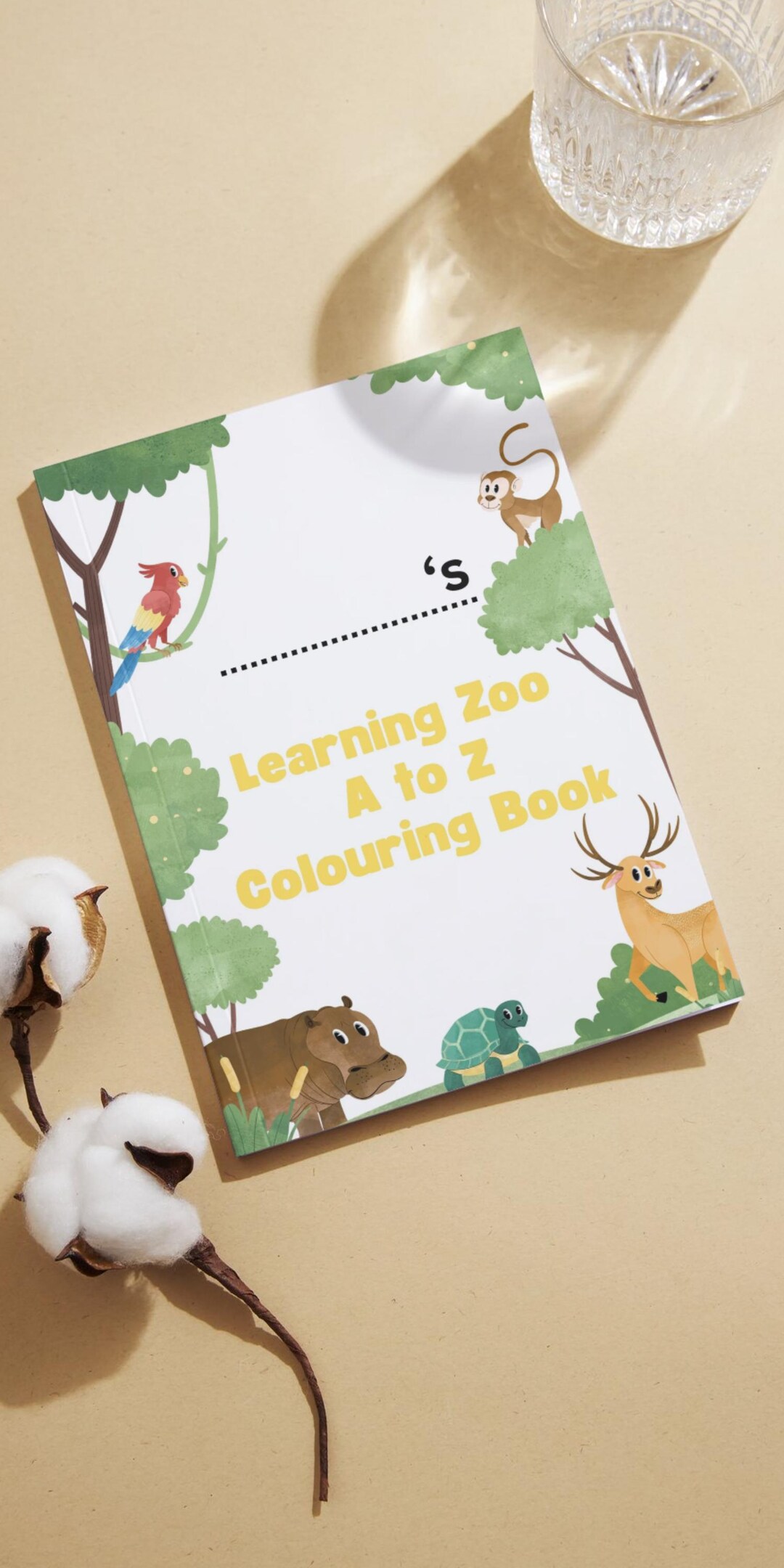 A–Z Animal Alphabet Colouring Pages for Kids – Printable Colouring Book ...