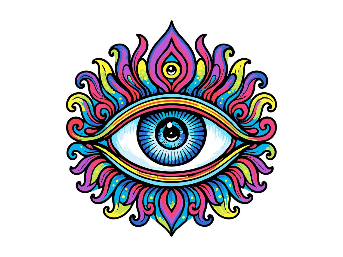 Mystical Third Eye Clipart | Spiritual SVG PNG EPS Dxf | Third Eye ...