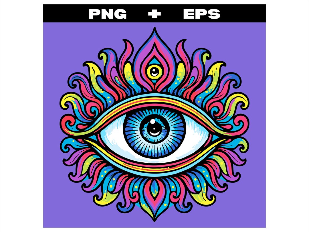 Mystical Third Eye Clipart | Spiritual SVG PNG EPS Dxf | Third Eye ...