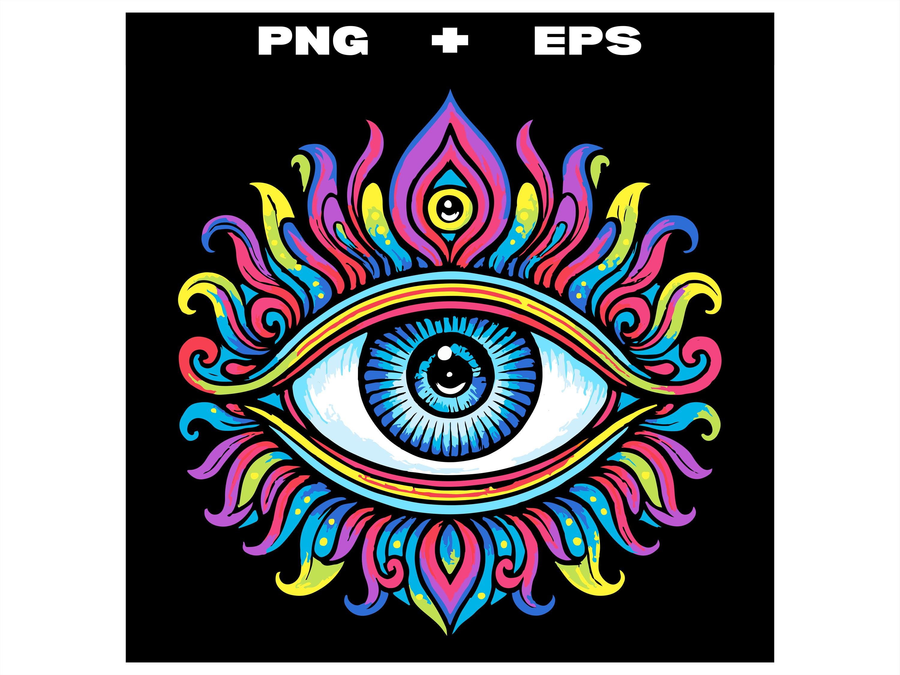 Mystical Third Eye Clipart | Spiritual SVG PNG EPS Dxf | Third Eye ...