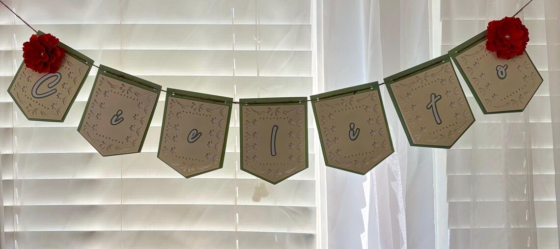 Custom Made Papel Picado Banner | Cielito Lindo Decor | Paper Flowers ...
