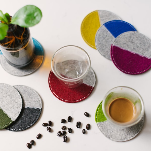 Felt Coasters - Etsy