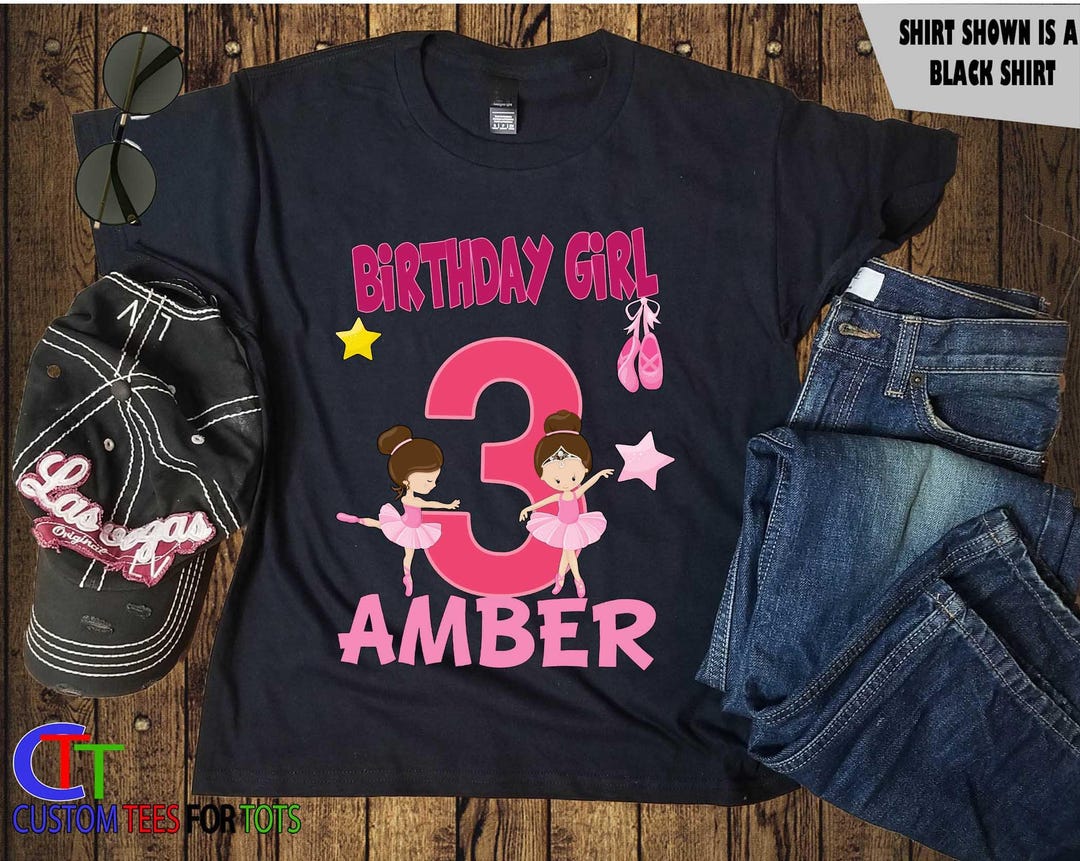 Ballerina Birthday Shirt - Dance Birthday Shirt - Future Dancer Shirt ...