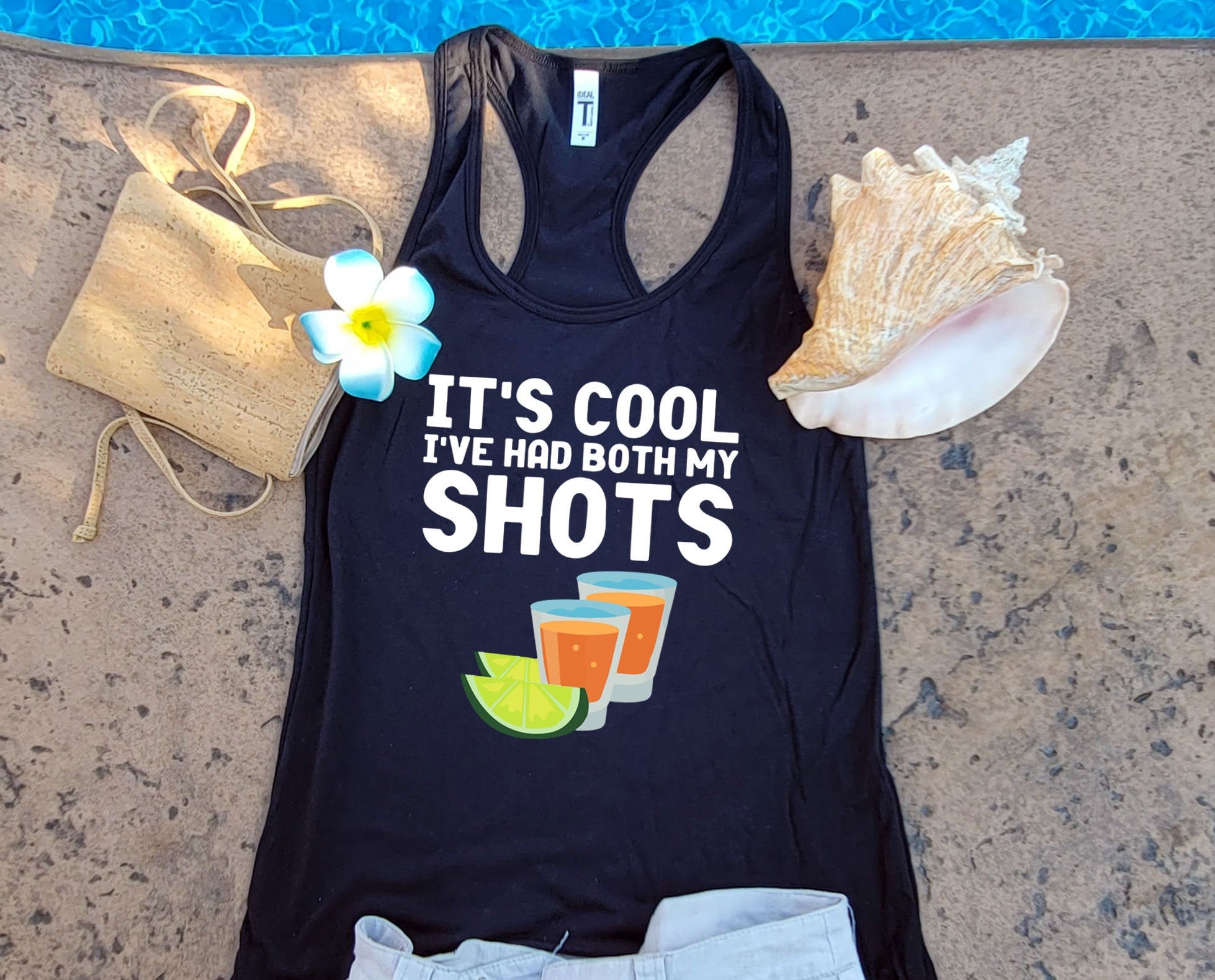 I've Got My Shots Ladies Tank Top Summer Racerback Shirt | Etsy