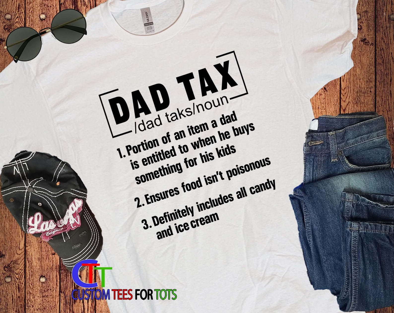Funny Dad Tax Shirt Fathers Day Gift Definition Dad Joke Tee - Etsy