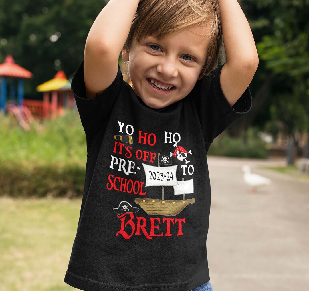 Pirate Preschool Shirt Pre-school 1st Day of School Shirt Pirate School ...
