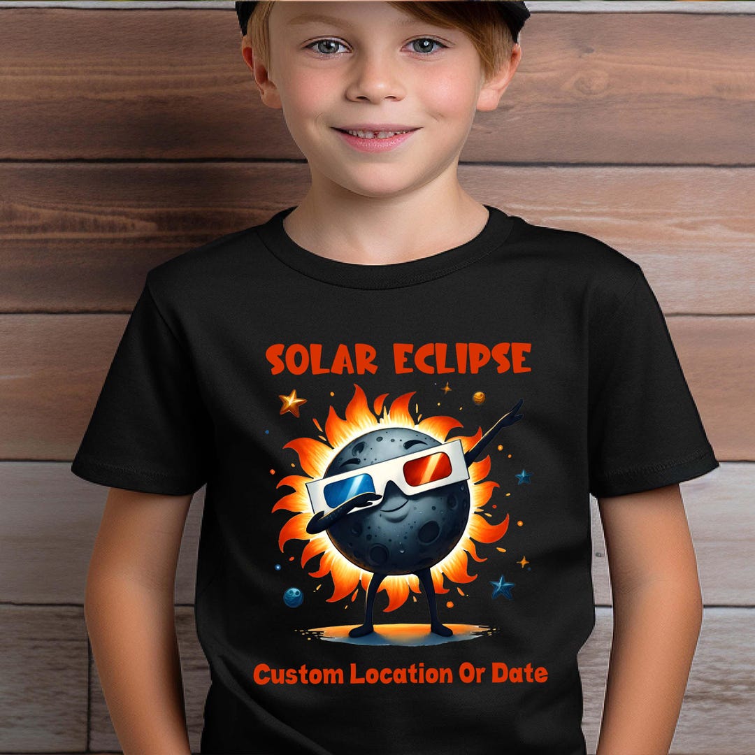 Solar Eclipse Shirt dabbing Sun and Moon Total Eclipse Shirts Custom ...
