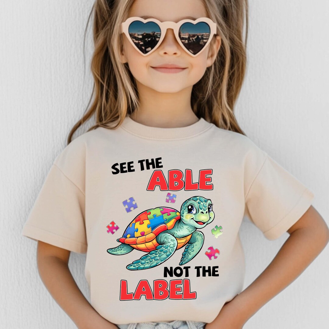 See the Able Not the Label Autism Shirt - Autistic Turtle Shirt ...
