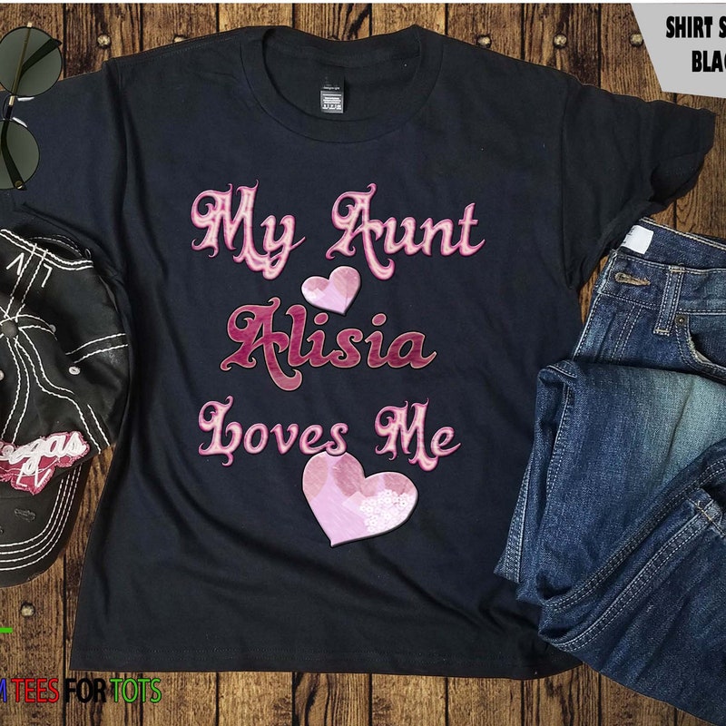 My Auntie Loves Me Pink - Etsy