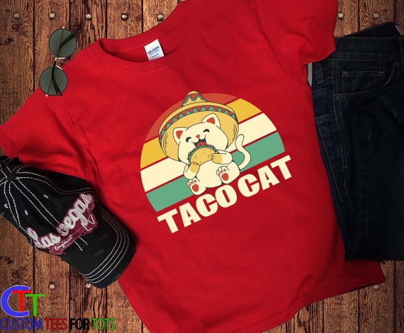 Red Taco Cat Shirt