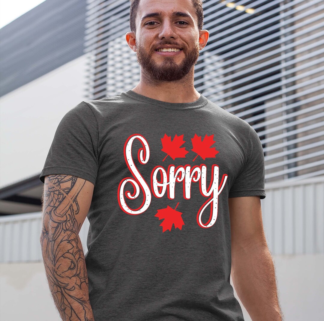 Canada Day Shirt Sorry Polite Canadians Funny Mens or Womens Canada Day ...