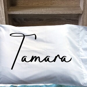 Kids Pillowcase , Monogrammed Boy or Girl Pillow Customized With Name ...