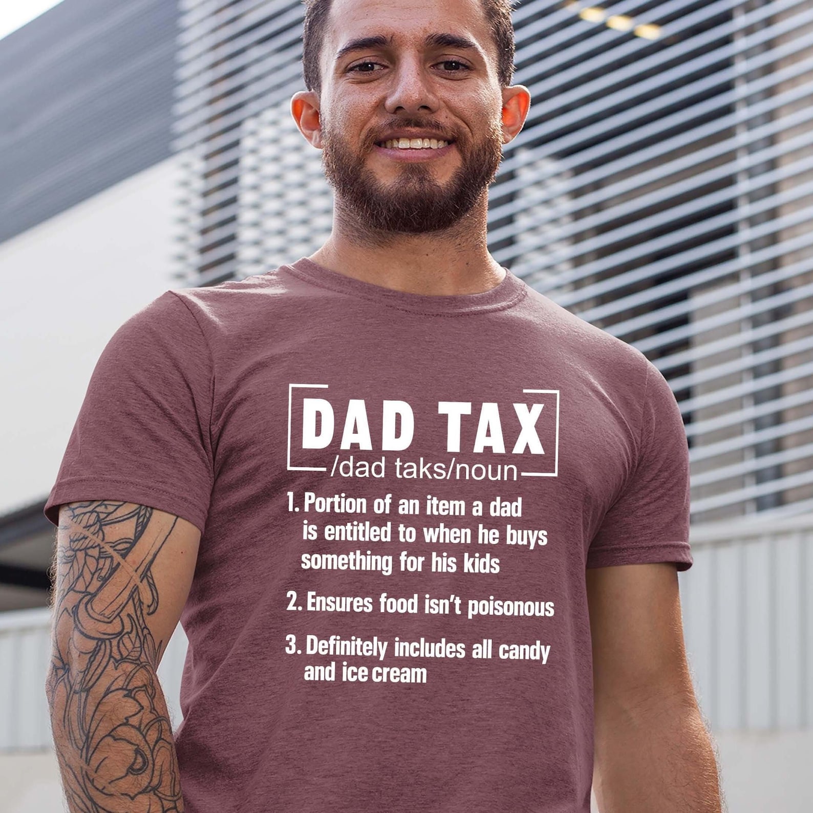Funny Dad Tax Shirt Fathers Day Gift Definition Dad Joke Tee - Etsy