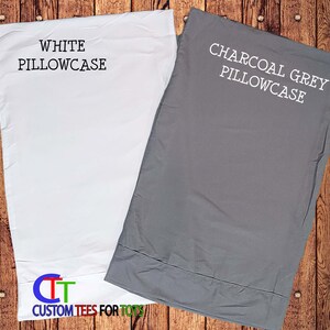 School Bus Personalized Pillowcase - Kids Bus Pillow - Custom ...